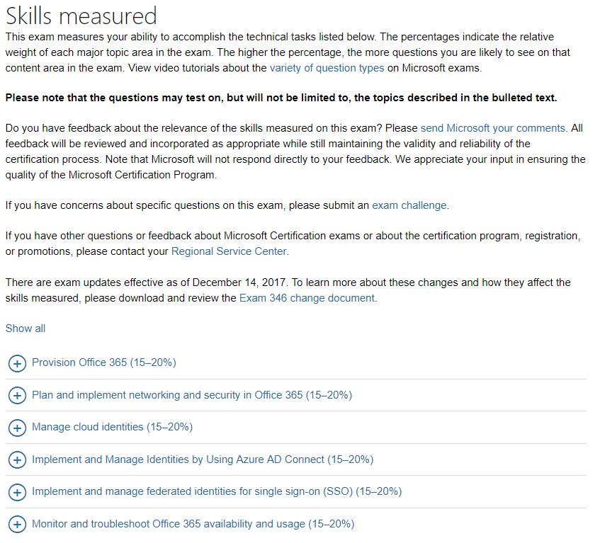 December 2018 – Exam Preparation & Microsoft Learn – M365 Senpai